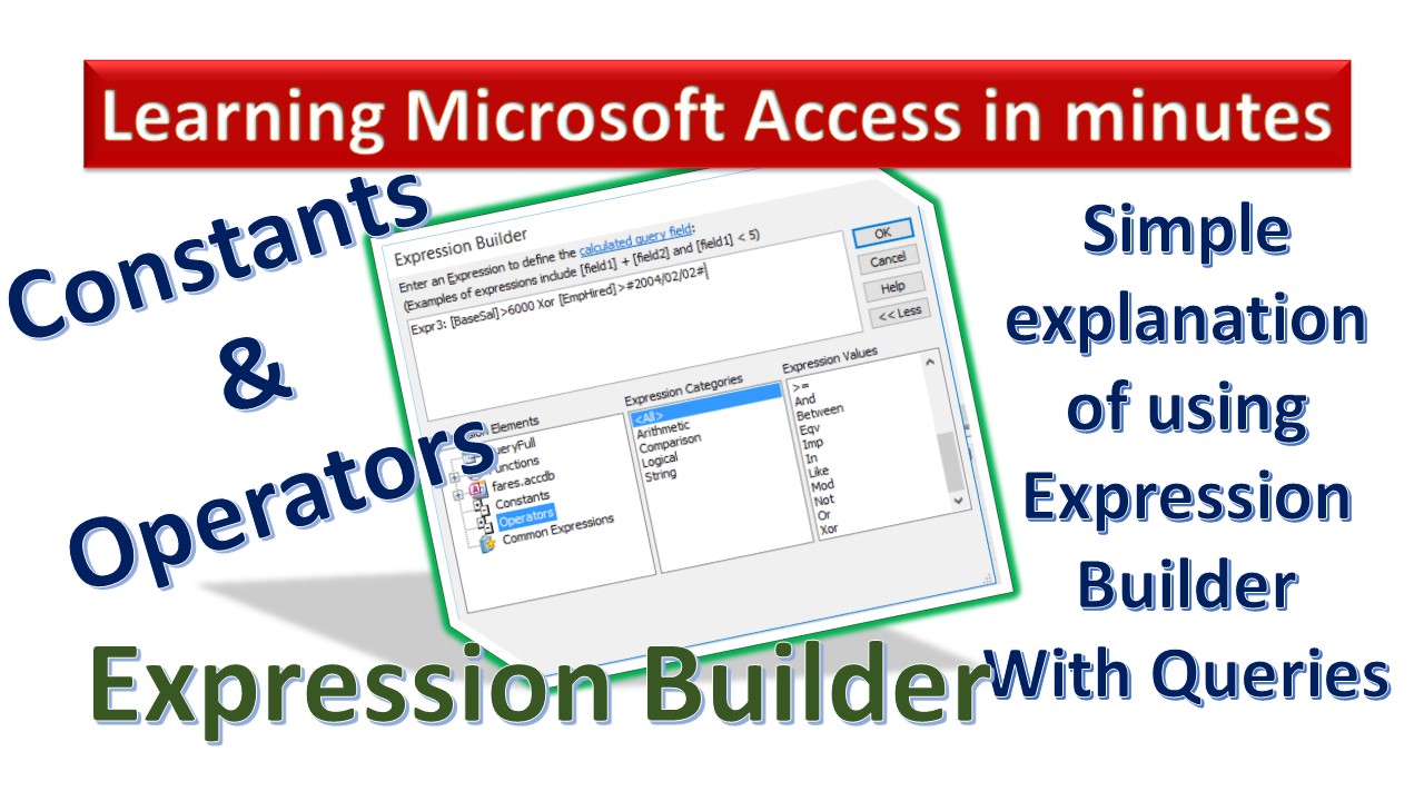 Learning Microsoft Access | Fares Solution